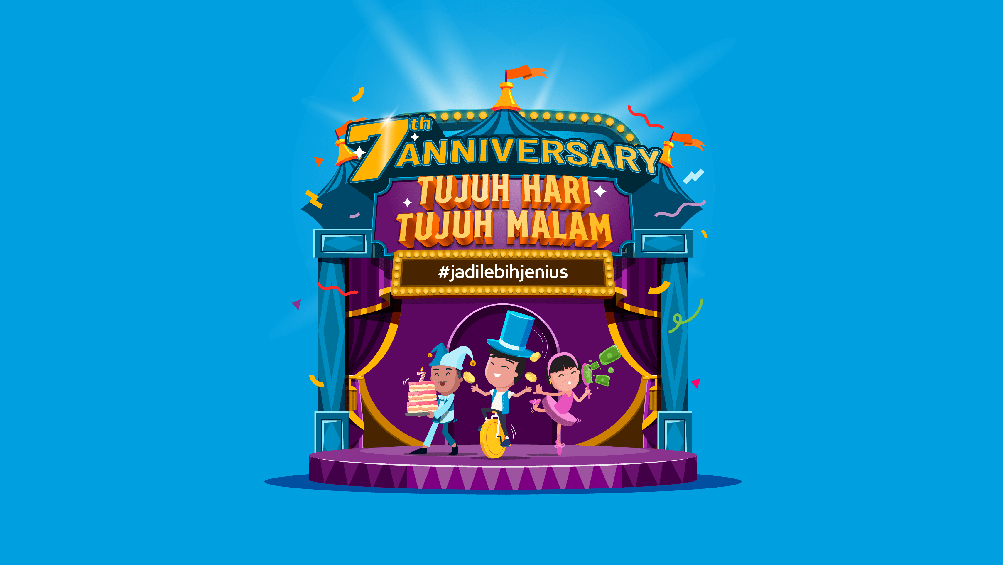 7 Hari 7 Malam Jadi Lebih Jenius di Tahun ke Tujuh - Jenius